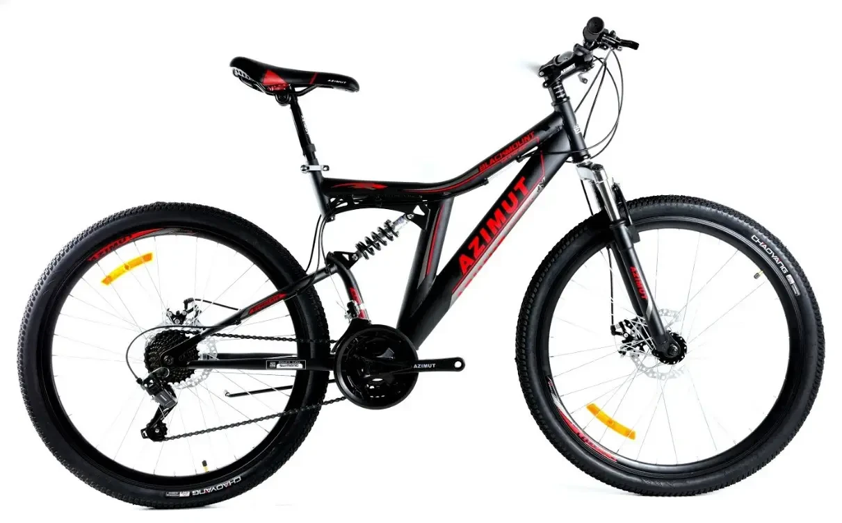 Горный Велосипед 24 Дюйма Размер Рамы 16" Azimut Blackmount GFRD Чёрно ...