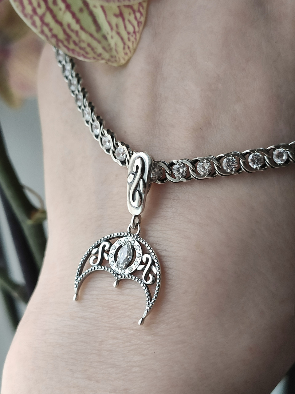 Підвіс срібний Лунниця Id 1767625144 ціна 460 ₴ купити на Prom Ua