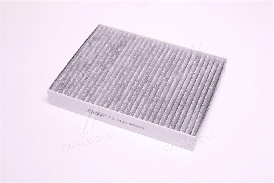 Фільтр салону RENAULT SCENIC 09-, TRAFIC 14- вугільний (RIDER) RD ...