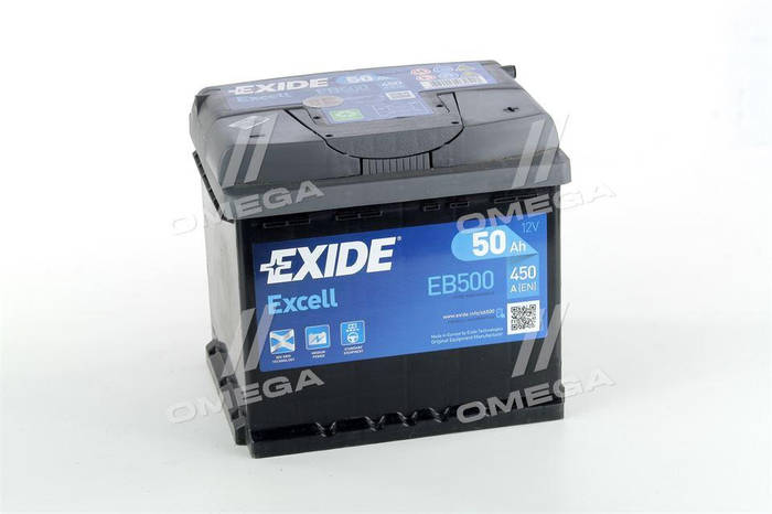 Купити Акумулятор 50Ah-12v Exide EXCELL (207х175х190), R, EN450 EB500 ...