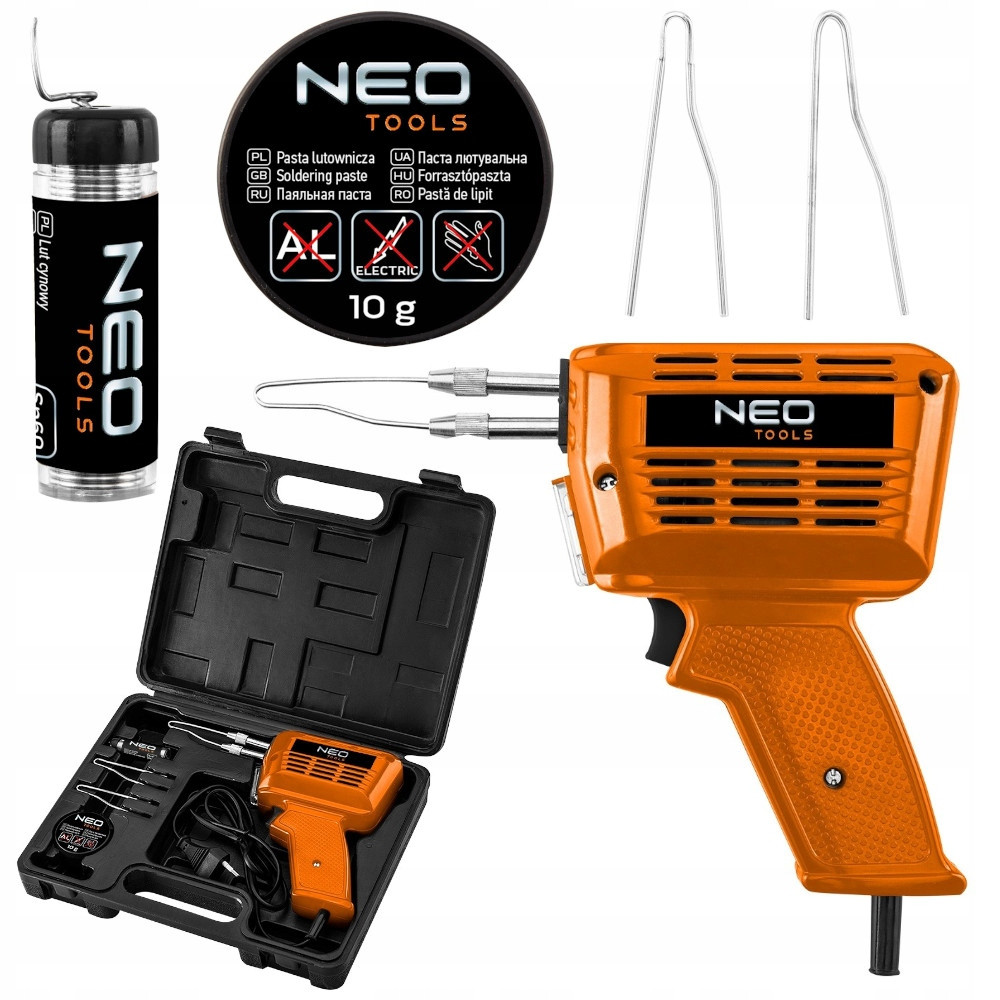 Паяльник Трансформаторный Neo Tools 19-151 150 Вт — Купить Недорого на ...