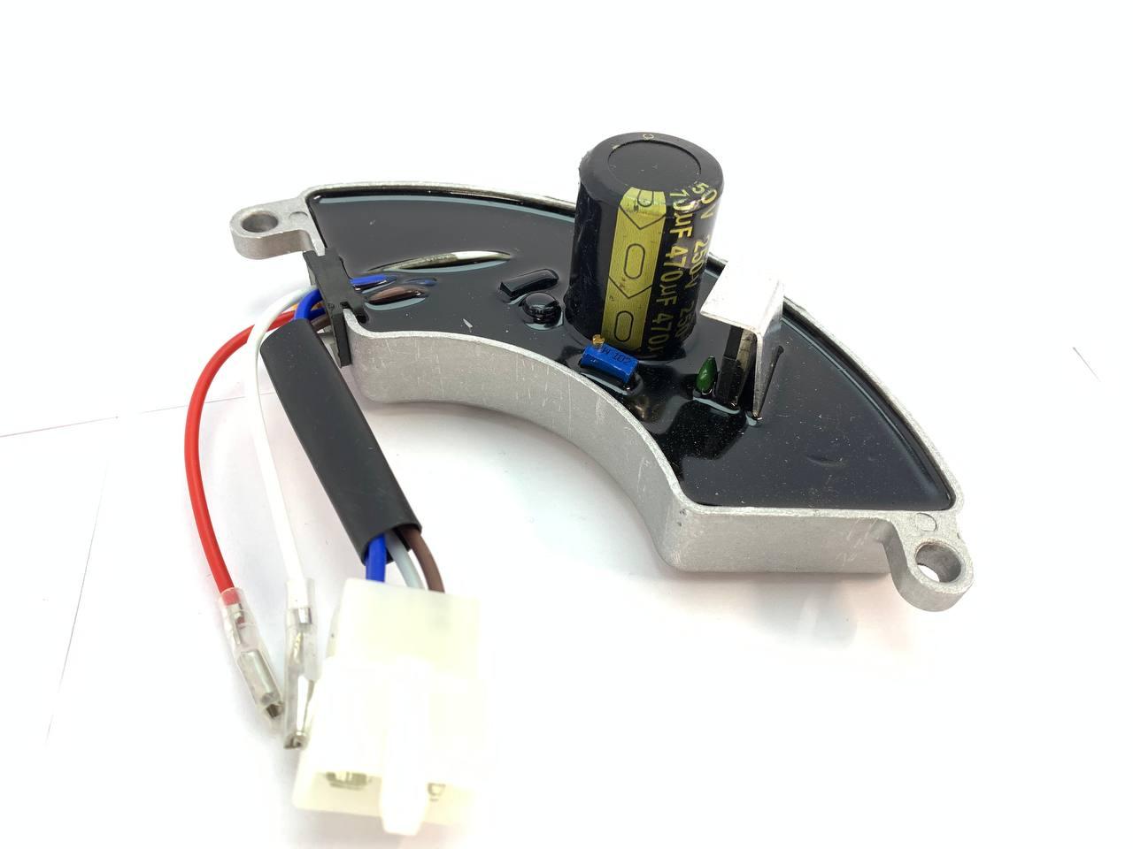 Блок AVR (АВР) Генератора 5-7 КВт 188-192F (220V) (470 Мкф 250V) Метал ...