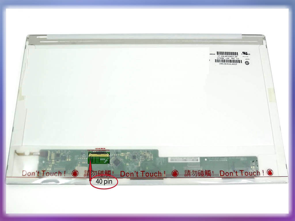 Матрица NT156WHM-N50 15.6" Normal (1368*768, 40pin Слева). Глянцевая ...