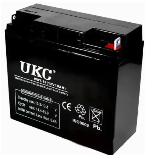 Аккумулятор 18Ah BATTERY UKC 12V, Аккумулятор 12В, Свинцово Кислотный ...