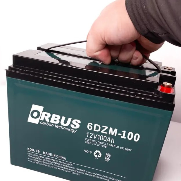 Тяговый гелевый аккумулятор для лодочных электромоторов 12v 100ah(65ач ...