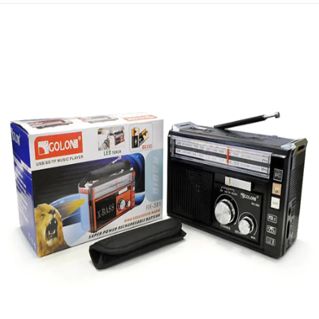 Купити Радіо на акумуляторі Golon Радіоприймач Радіо з ліхтарем Радіо ...