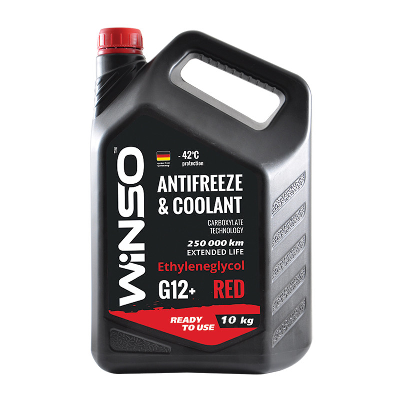 ANTIFREEZE & COOLANT WINSO RED G12+ Антифриз 10kg (2шт/ящ) — Купить Недорого на Bigl.ua (1769553337)