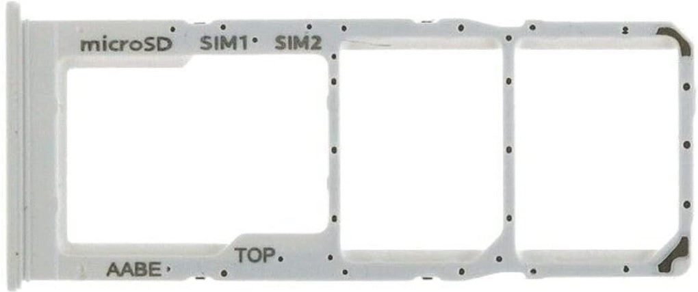 Holder Sim Card + MicroSD Card Samsung A125 Galaxy A12 2020 Dual Sim ...