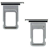 Holder Sim Card Apple IPhone 11 Dual Sim White — Купить Недорого на ...