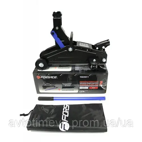 Домкрат подкатной гидравлический 2т 125-300мм FORSAGE F-TA820011, цена ...