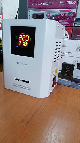 Купити Релейний однофазний стабілізатор напруги Luxeon LDW-1000 (білий), ціна 1845 грн - Prom.ua ...