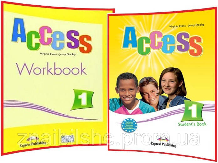 Купити Access 1 Student's Book + Workbook (Підручник + робочий зошит ...