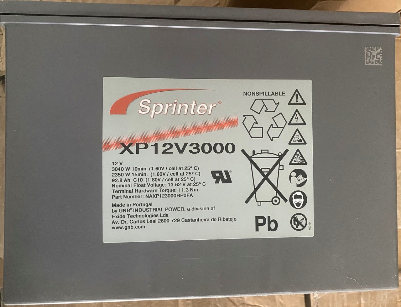 Акумулятор Sprinter XP12V3000 AGM 12В 92,8Ач, ціна 9500 грн — Prom.ua ...