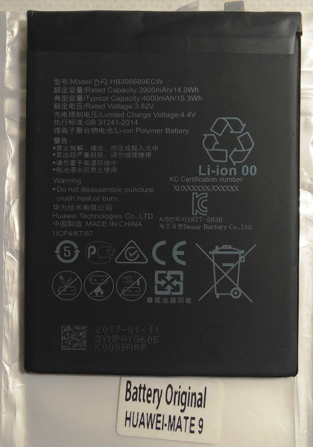 Батарея "Original" для Huawei Mate 9 HB396689ECW(4000 MAh) — Купить ...