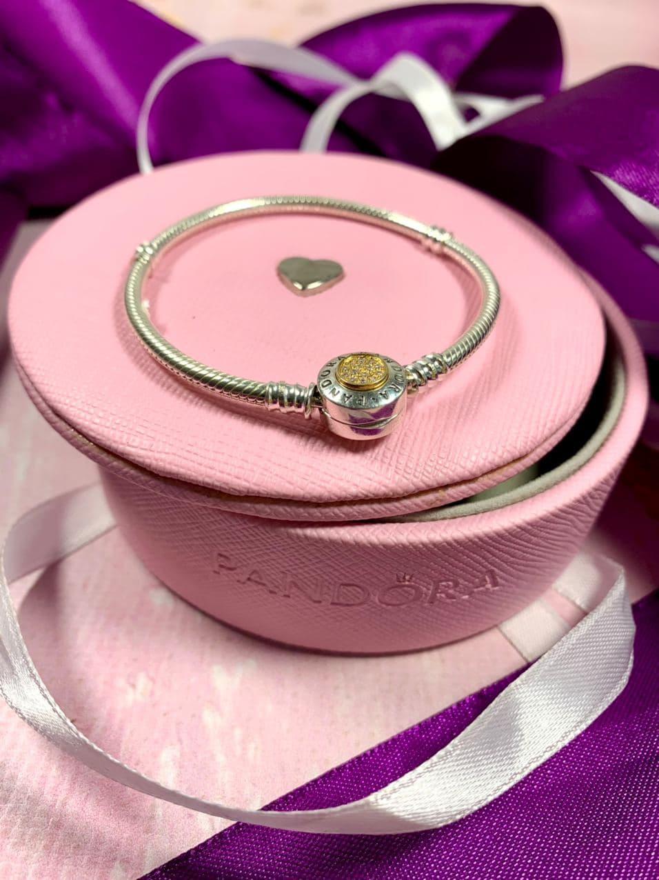 Серебряный браслет Pandora replika Moments 590741CZ, цена 1422 грн ...