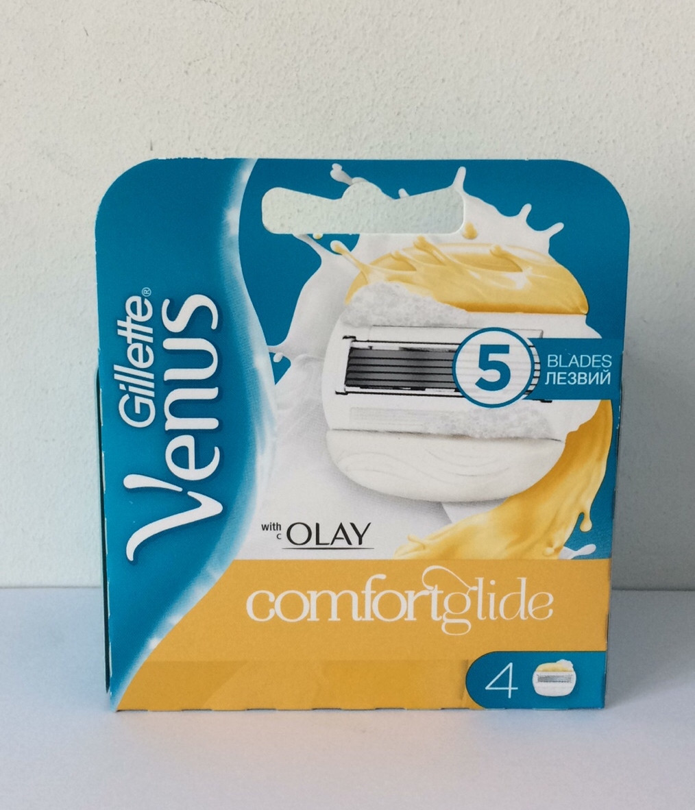 Кассеты женские для бритья Gillette Venus 5 Olay 4 штуки ( Жиллетт ...