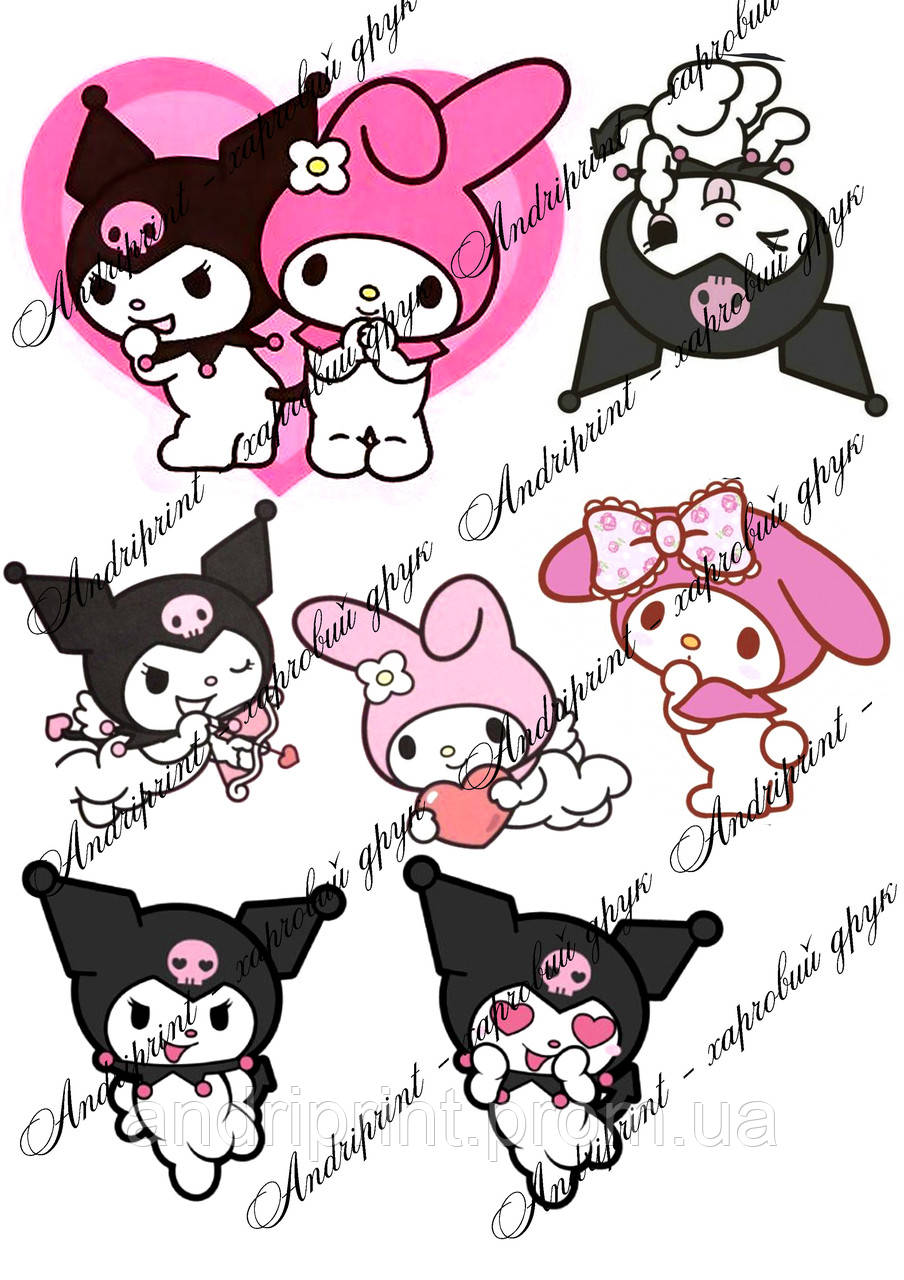 Съедобная Картинка Аниме Куроми Сахарная и Вафельная Картинка А4 САХАРНАЯ БУМАГА — в Категории