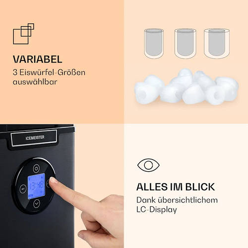 Купить УЦІНКА!!! Icemeister 2G, льодогенератор, 12 кг / 24 години, LCD ...