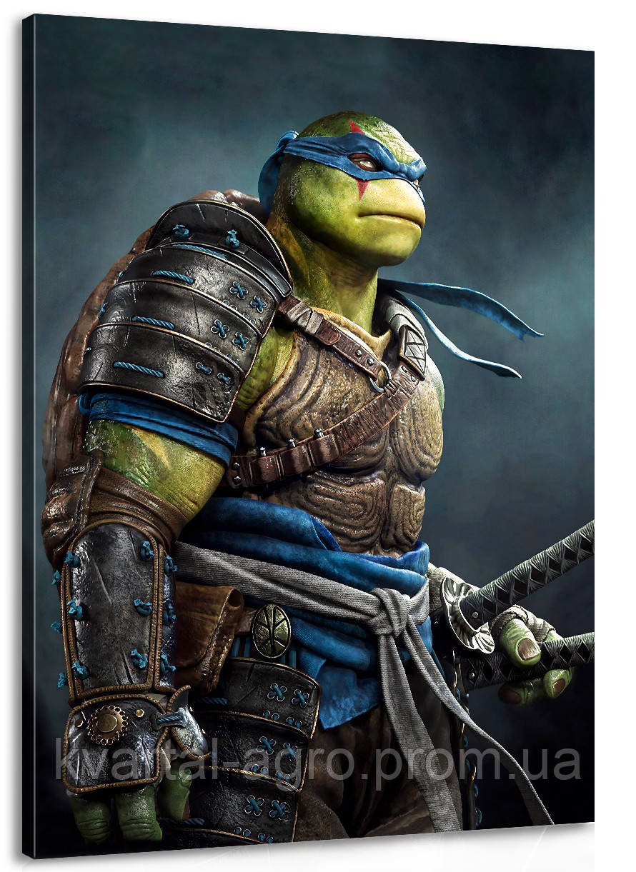 Картина Poster-land _Art_Dekors_ Черепашки Ниндзя Leonardo 70x100см TM ...