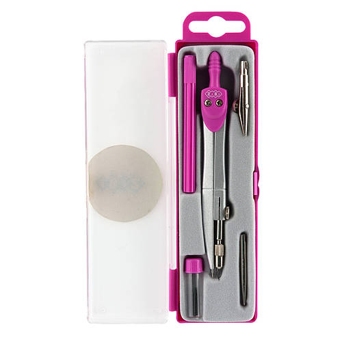 Купить Готовальня ZiBi BASIS 5 предметов розовый (ZB.5304BS-10), цена ...