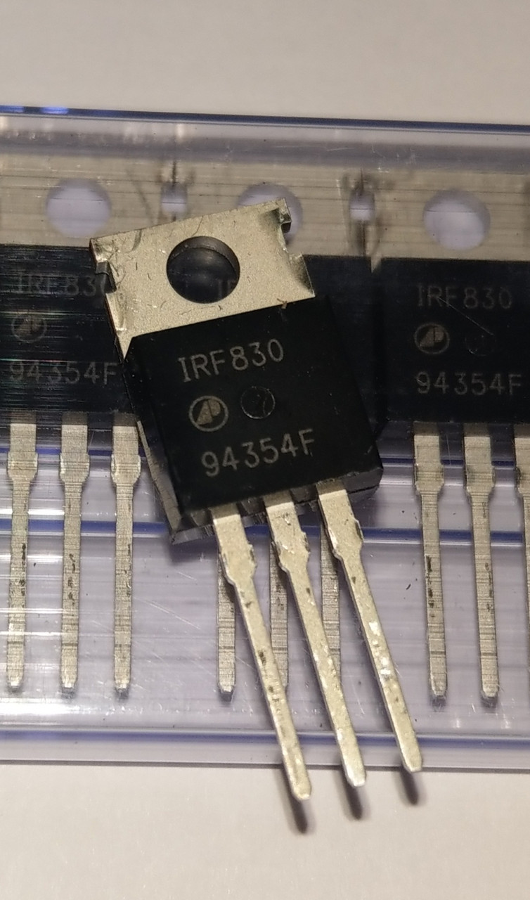 IRF830, ОРИГІНАЛ, MOSFET транзистор N-канал, 500В 4.5А, TO220: продаж ...