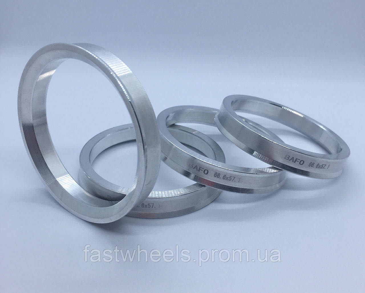 Центровочные Кольца 66.6 - 57.1 алюминиевые (4 шт) (ID#1771128634 ...