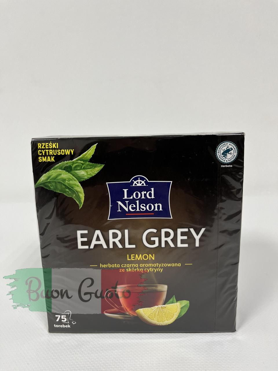 Чай бергамот лимон пакетики Лорд Нельсон Ерл Грей Lord Nelson Earl Grey ...