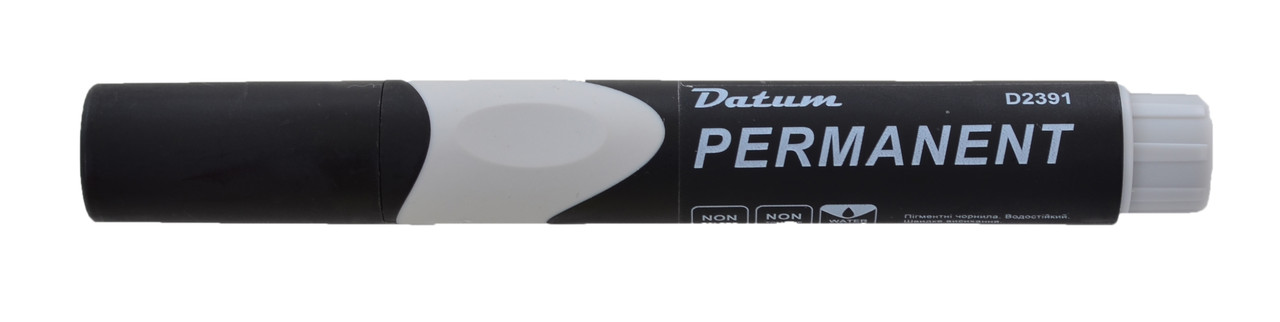 Купить Маркер перманентний "Datum" D2391-01 чорний, цена 13.79 ₴ — Prom ...