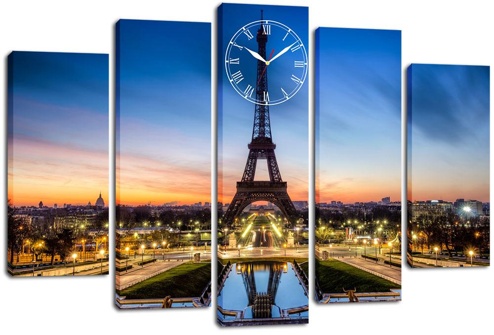 Модульная Картина с Часами DK Store 80x120 См (m5c-chf46) — Купить ...