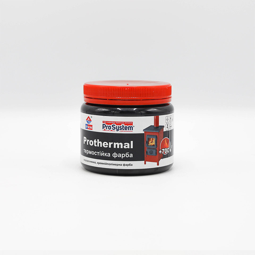 Купить Краска термостойкая Ирком ProSystem Prothermal Серебро 0.35 л, цена 516 ₴ — Prom.ua (ID ...