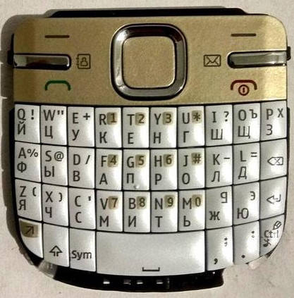 Купить Клавиатура (кнопки) для телефона Nokia C3-00 White, цена 85 ...