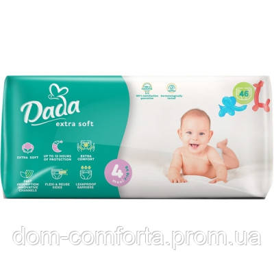 Подгузник Dada Extra Soft 4 (7-18 кг) 46 шт (4823071646436) DL (ID ...