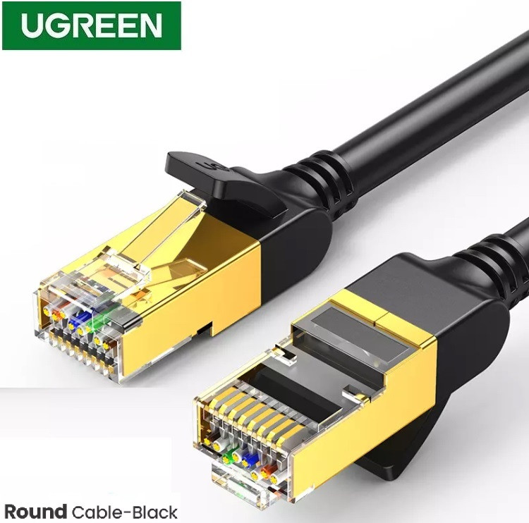 Патч-корд Ugreen мережевий інтернет-кабель 10 Гбіт/с 4PR/28AWG Ethernet ...