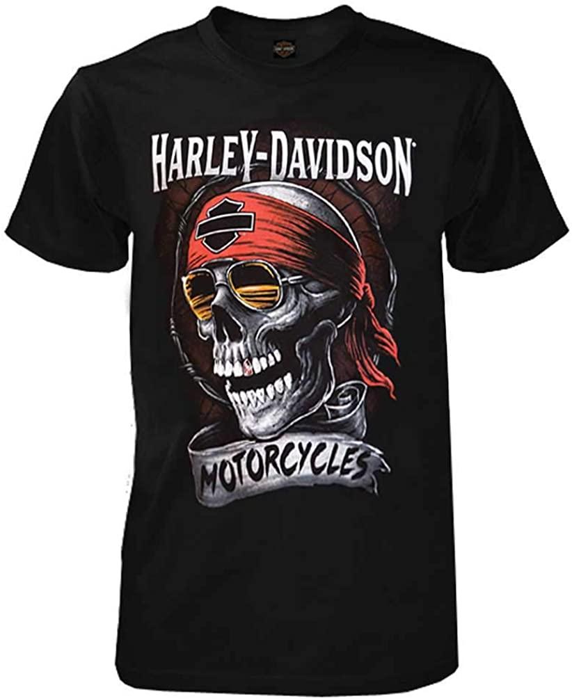 Harley-Davidson Мужская Футболка с Коротким Рукавом Shady Skull с ...