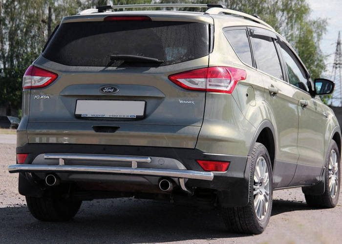 Купить Ford Kuga/Escape 2013-2019 гг. Задняя дуга AK002-2 (нерж), цена 4384 грн — Prom.ua (ID ...