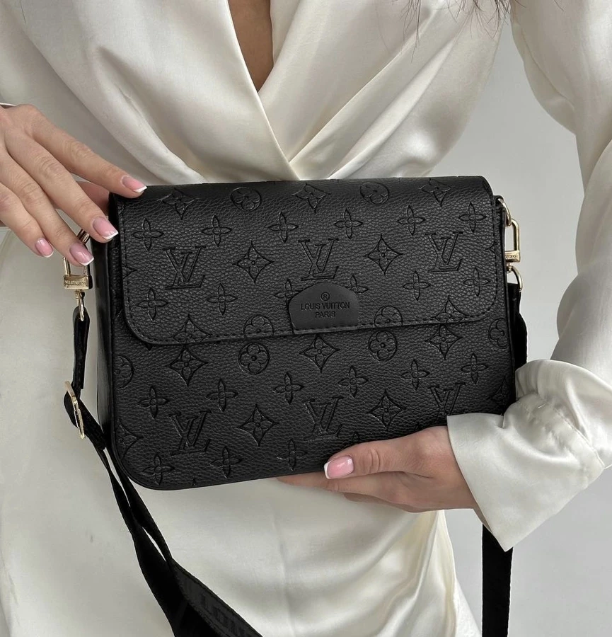 Женская Сумка Louis Vuitton Black New Через Плечо Сумка Луи Витон ...