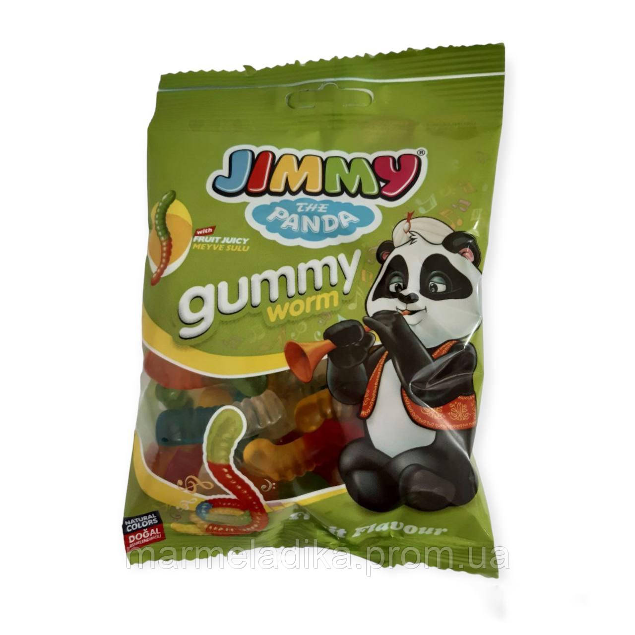 JIMMY the PANDA жевательный мармелад ЧЕРВЯЧКИ 80 г, цена 20 грн — Prom ...