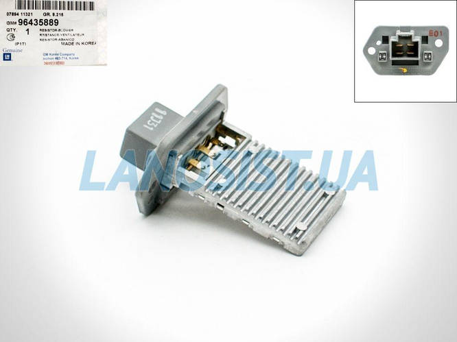 Резистор пічки Авео GM оригінал 96435889 (ID#1772628199), цена: 1130 ...