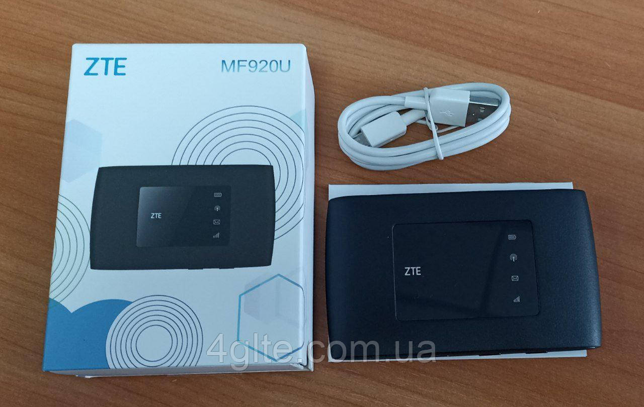 4G роутер ZTE MF920U (Чорний), ціна: 2465 ₴, купити на Prom.ua