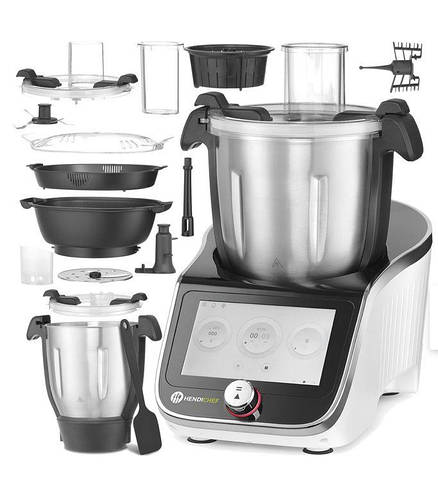 Комбайн кухонний універсальний професійний 20 програм 4,5 л 12 швидкостей Hendi Chef IPC 221761 ...