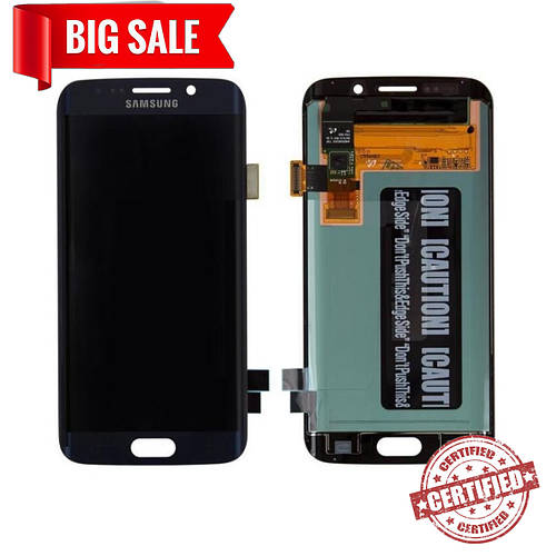 Модуль (сенсор + дисплей) для Samsung G925F Galaxy S6 Edge AMOLED темно ...