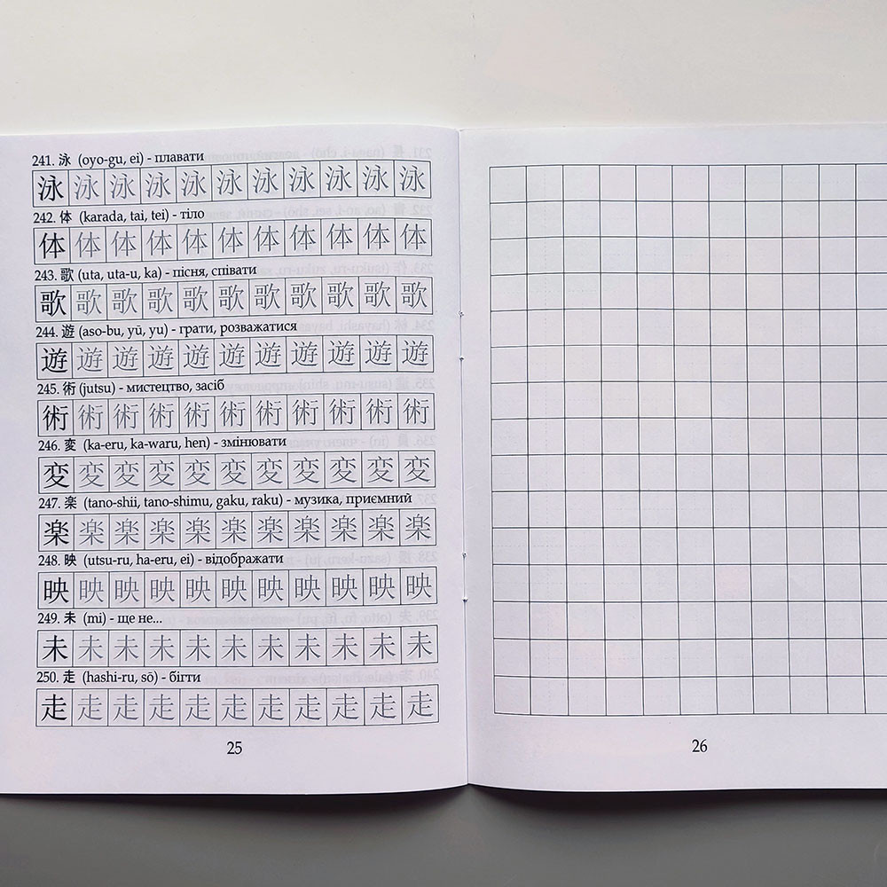 Купити Прописи Канджі, ціна 96 ₴ - Prom.ua (ID# 1772814985)