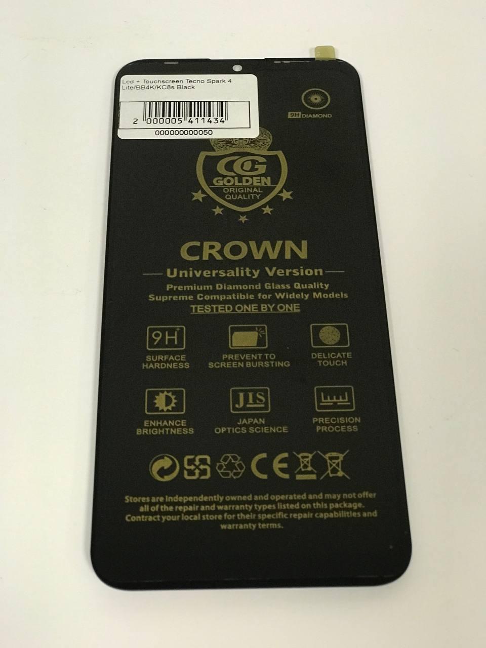 Lcd + Touchscreen Tecno Spark 4 Lite/BB4K/KC8s Black (ID#1771774020 ...