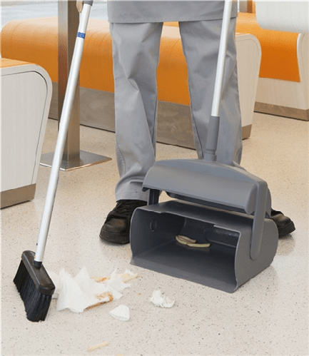 Купить Совок-контейнер Vikan в комплекте с щеткой для пола и сгоном ...