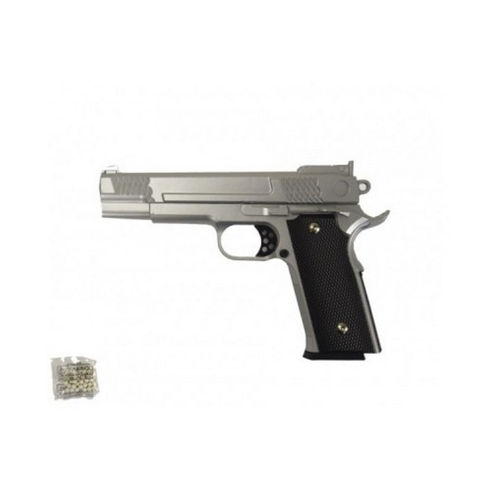 Игрушечный Пистолет на Пульках "Browning HP" Galaxy G20S Металл ...