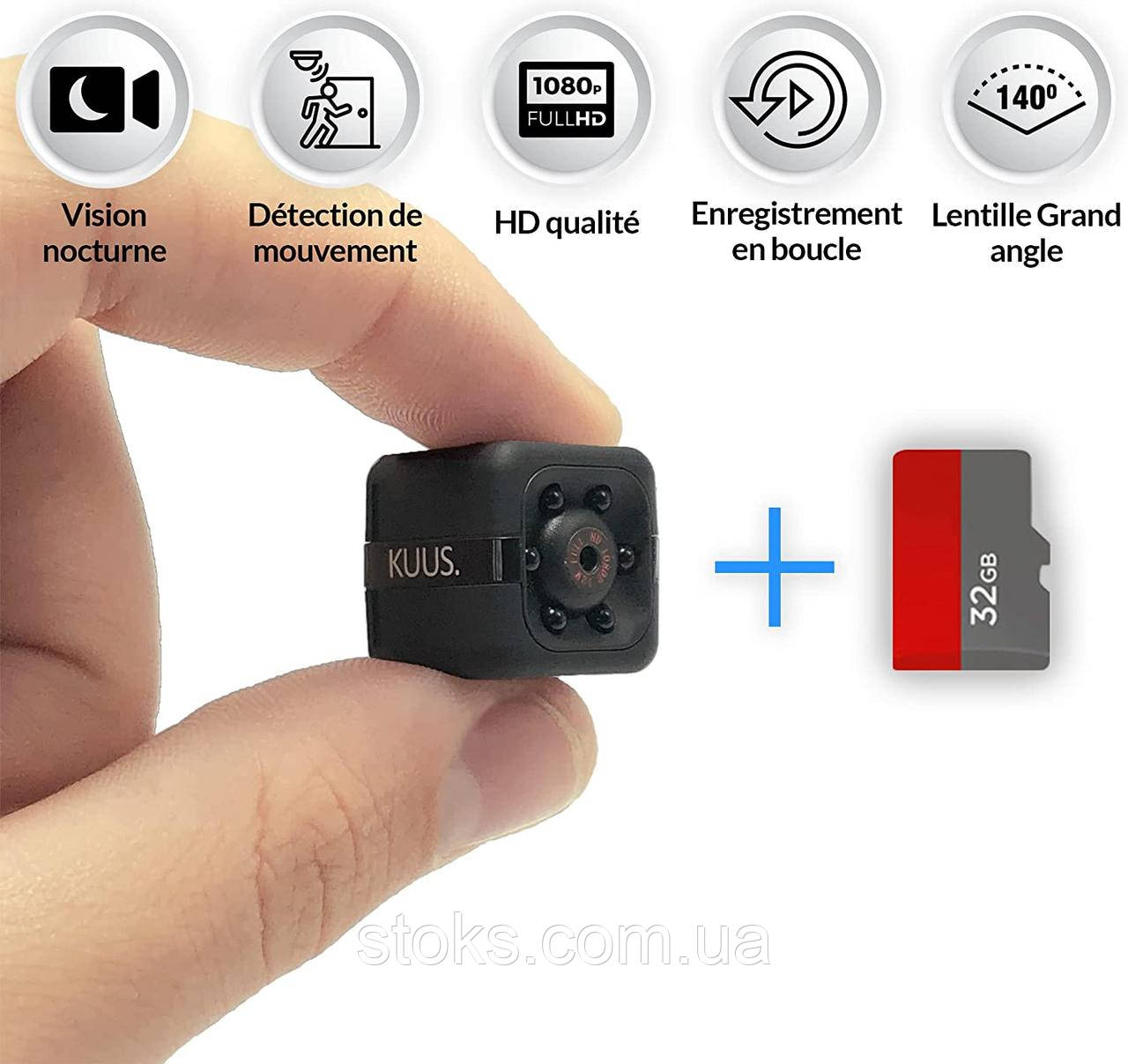 Мини-камера KUUS C1 беспроводная микрокамера: продажа, цена в Киеве ...