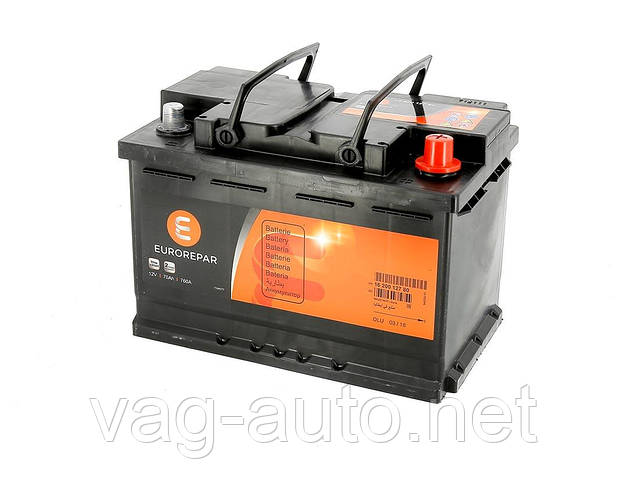 Купить Аккумулятор AGM 70Ah 12V R+ EN760A (278x175x190) EUROREPAR, цена ...
