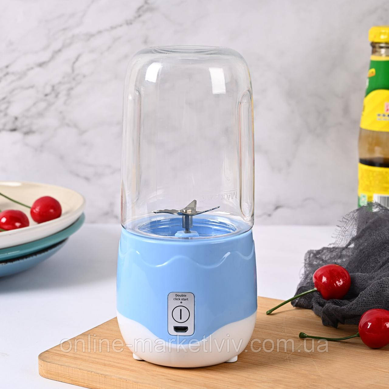 Купить Чашка блендер 400мл, 30W, с зарядкой от USB, DM-888 / Блендер на ...