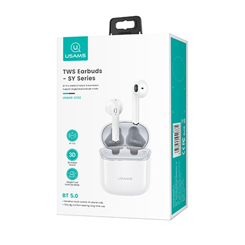 Купить Беспроводные наушники с микрофоном USAMS NX10 BT5.2 Белый, цена ...