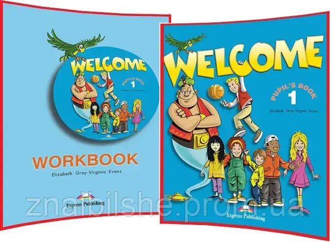 Купить Welcome 1 Pupil's Book + Workbook (Піддручник + зошит), цена 442 ...